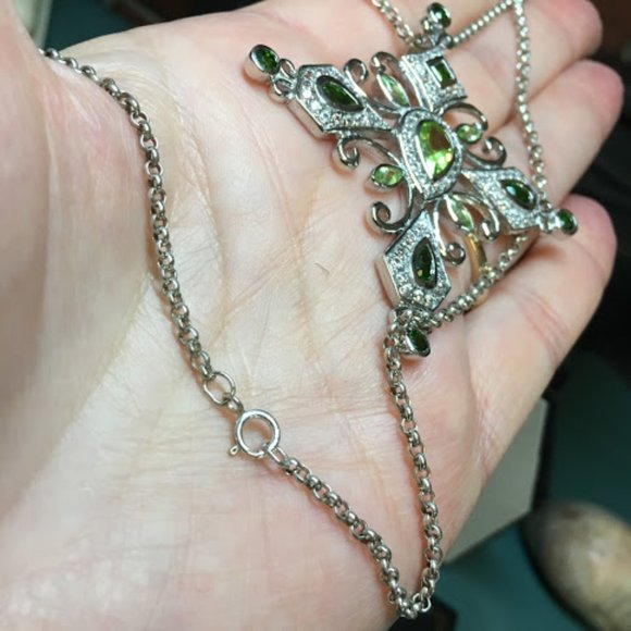 Chuck Clemency | Jewelry | Vintage 925 Silver Peridot Chuck Clemency ...